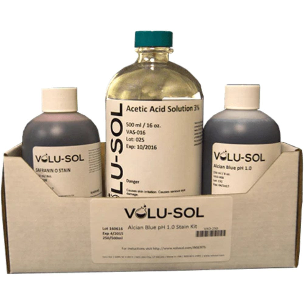 Volu-Sol Alcian Blue pH 1.0 (32 oz / 1 L) Case of 12 | Rankin Biomedical